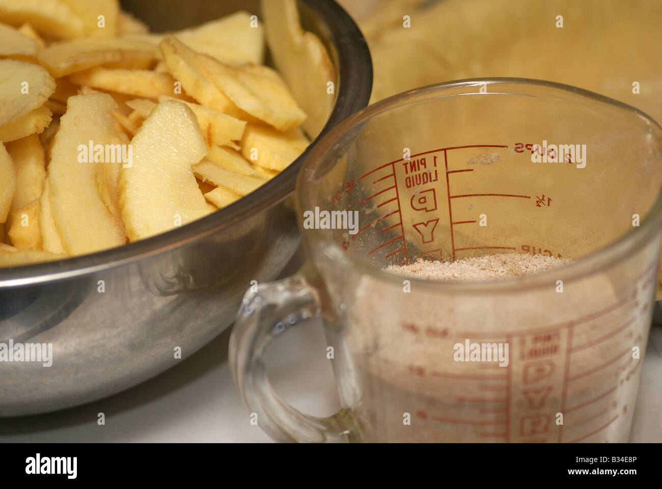 Apple Pie Ingredients Stock Photo - Alamy