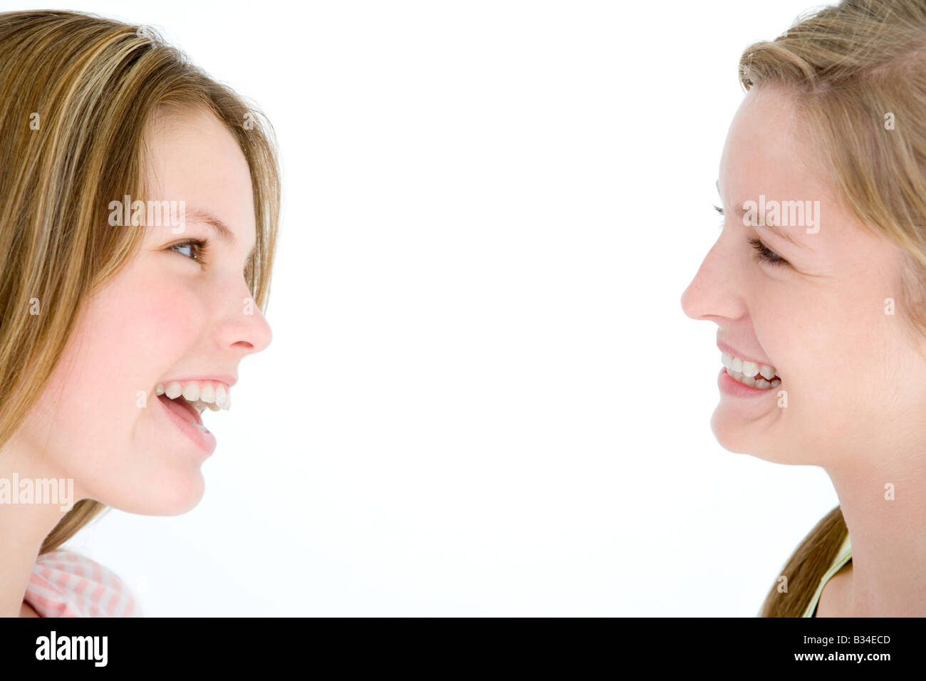 Best Friend Smiling At Each Other High Resolution Stock Photography and ...