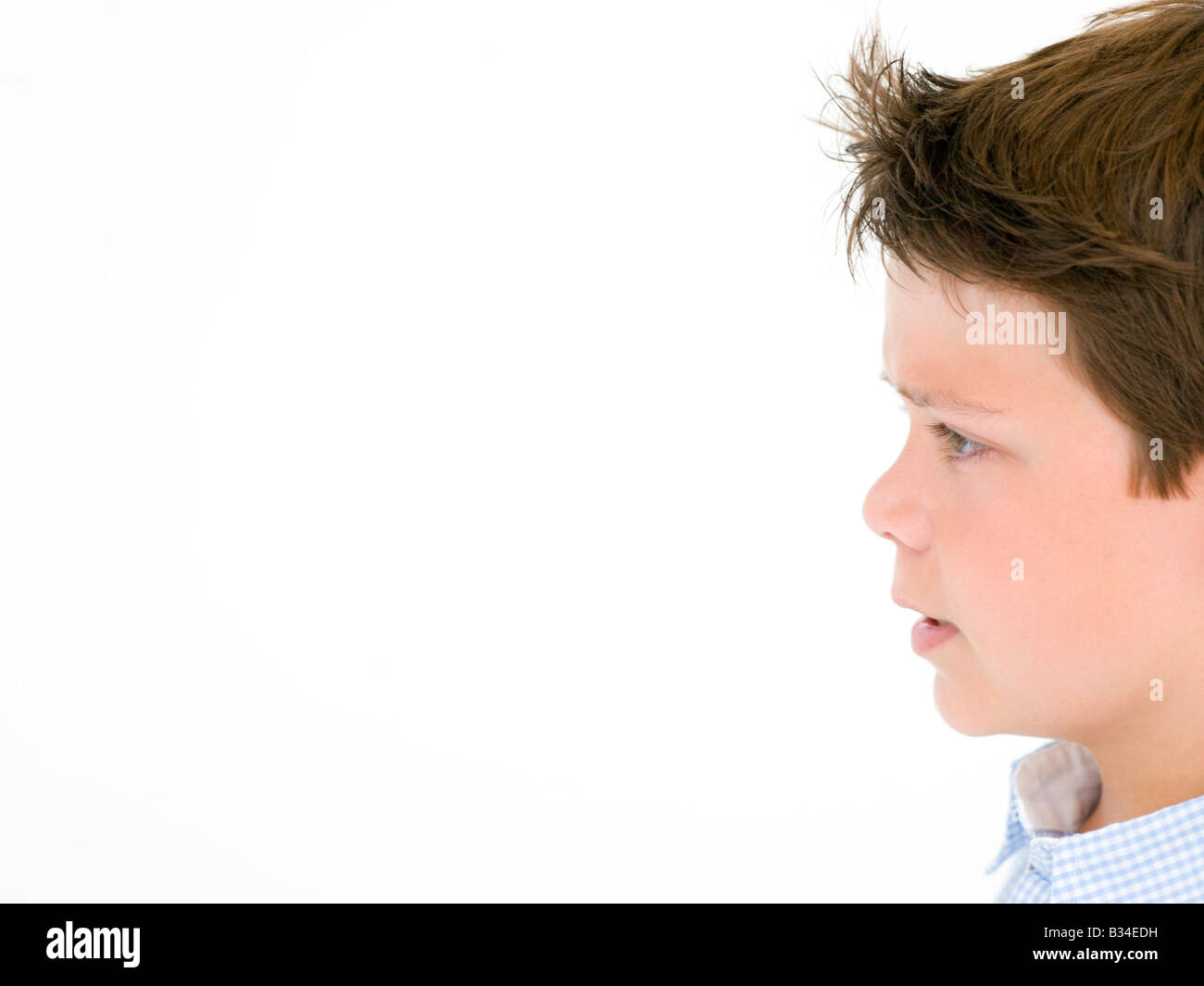 Head shot of young boy Stock Photo - Alamy