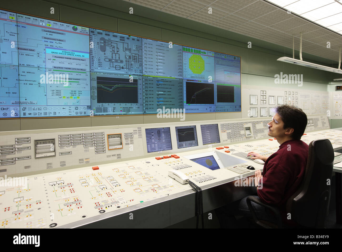 Simulator center for nuclear power stations, training facility for ...