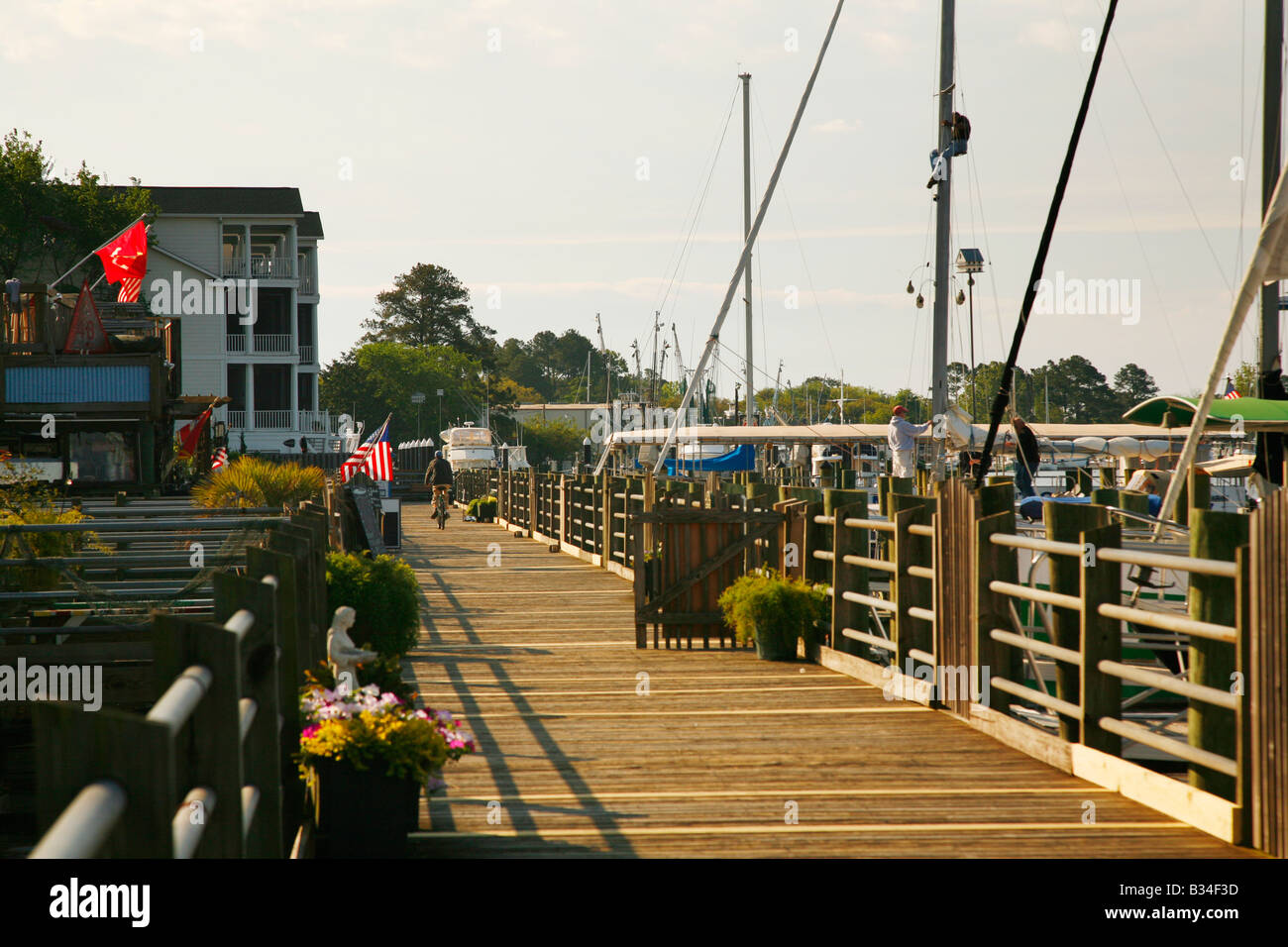 Waterfront walk, Historic Georgetown, South Carolina Stock Photo - Alamy