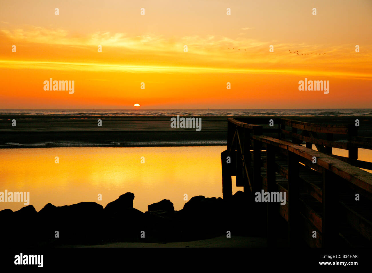 Sunrise, St. Simons Island, Georgia Stock Photo - Alamy