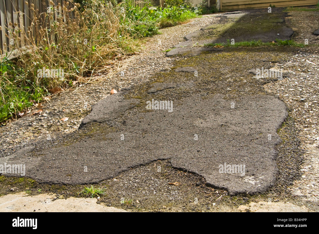 A badly worn drive, UK Stock Photo - Alamy
