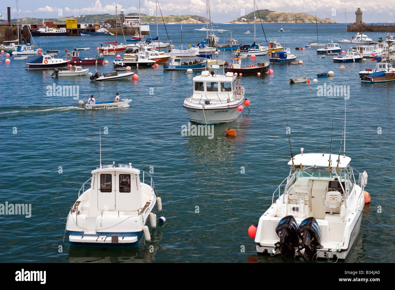 St peter port harbour in guernsey hi-res stock photography and images ...