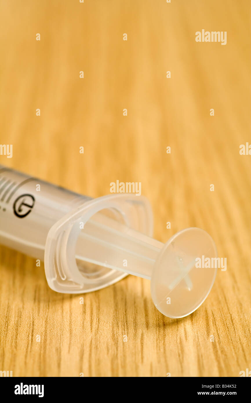 An empty syringe, UK Stock Photo - Alamy