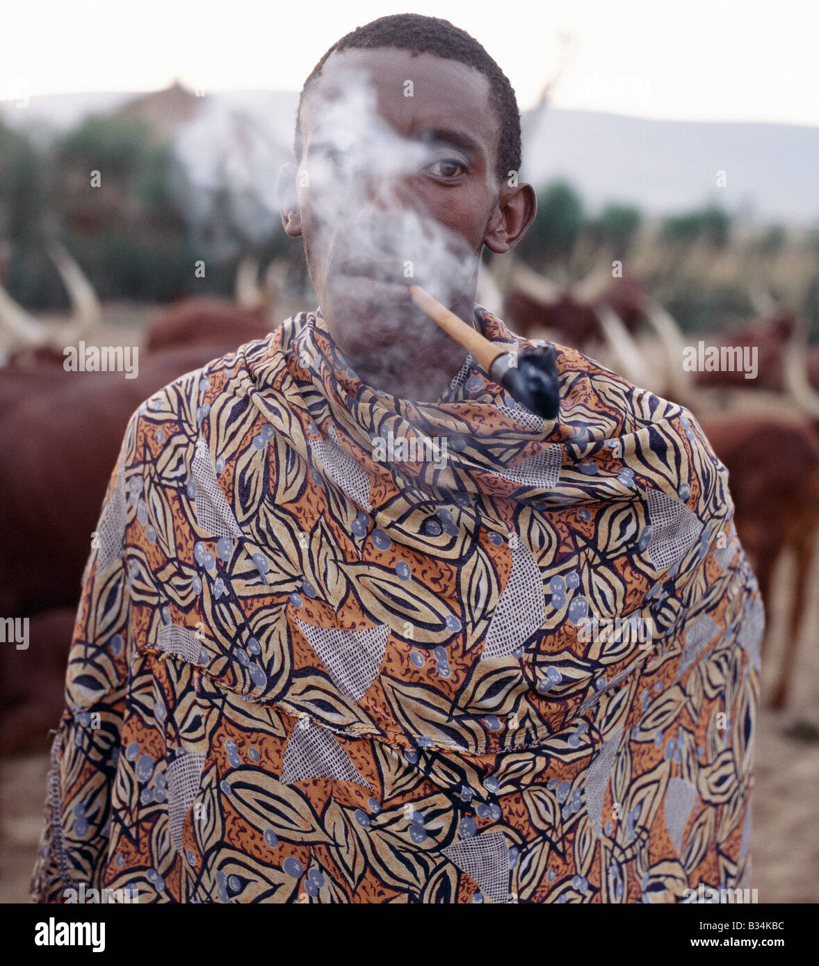 Uganda, Southern Uganda, Mbarara. The Banyarwanda-speaking owner of a ...
