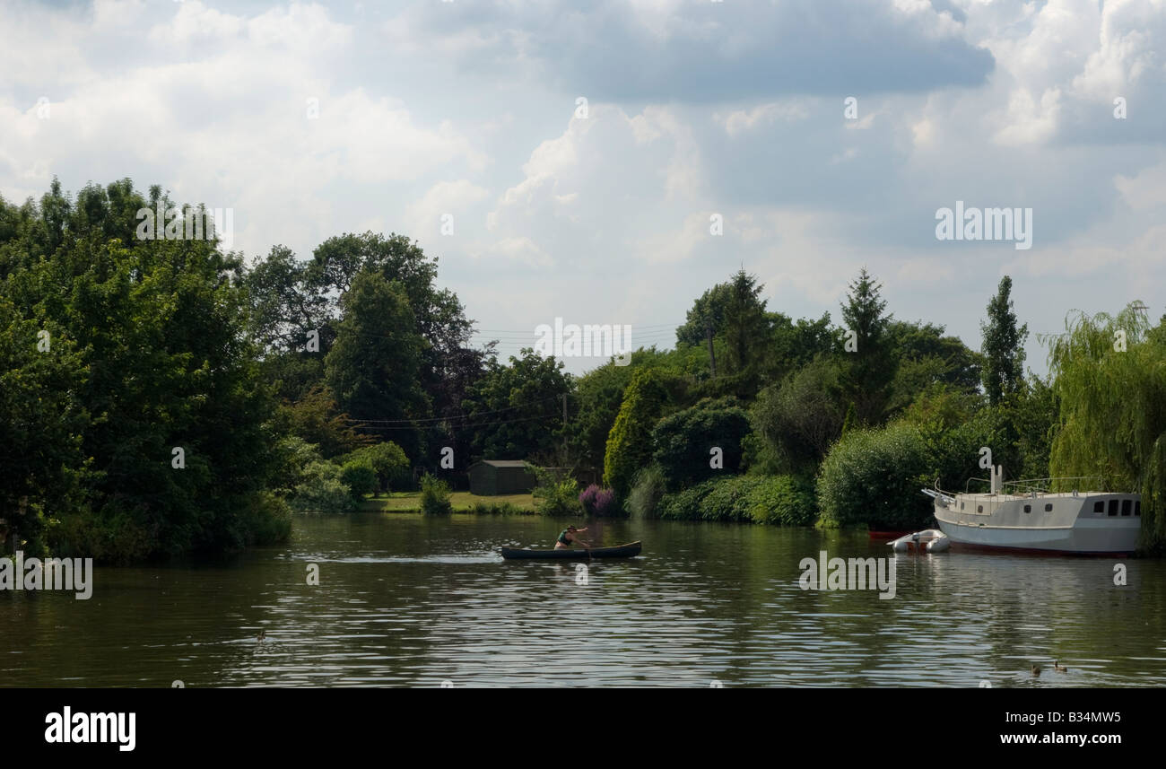 Canoe canoeist canoeing yalding hi-res stock photography and images - Alamy