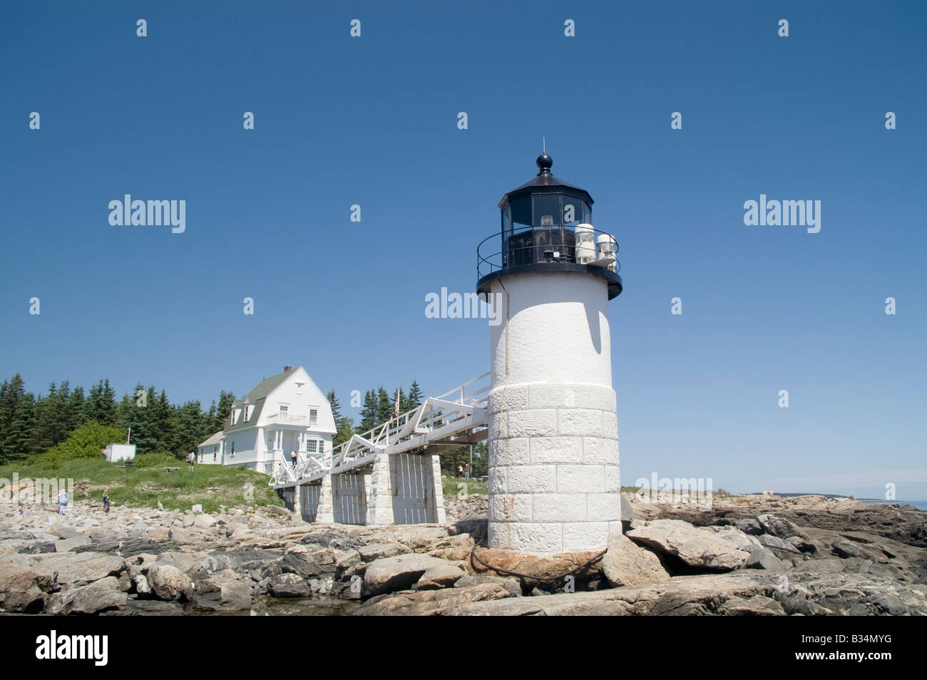 Marshall Point Lighthouse Stock Photo - Alamy