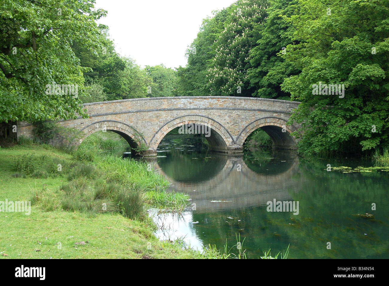 A Carleton Bridge crossing the River Tiffey Carleton Forehoe outside of ...