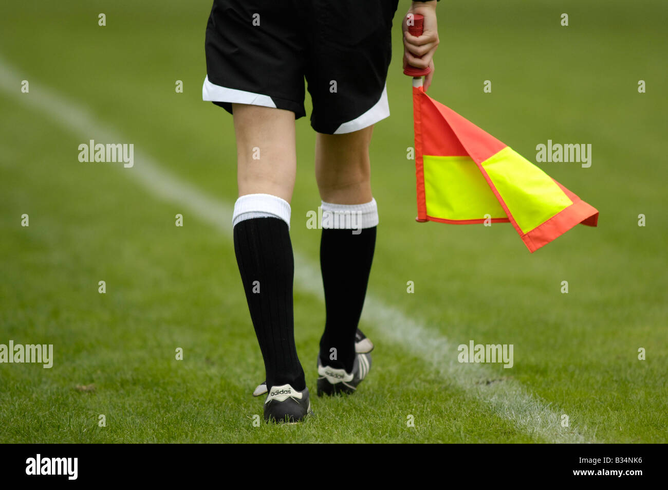 Linesman flag hi-res stock photography and images - Alamy