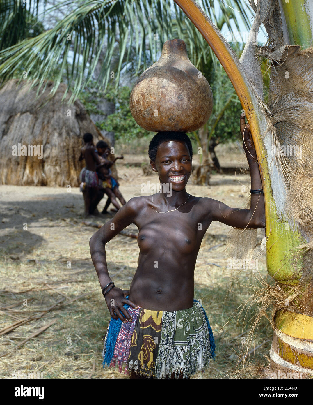 Kenya, Malindi, Gongoni. A Giriama girl from Kenya's Coast Province ...