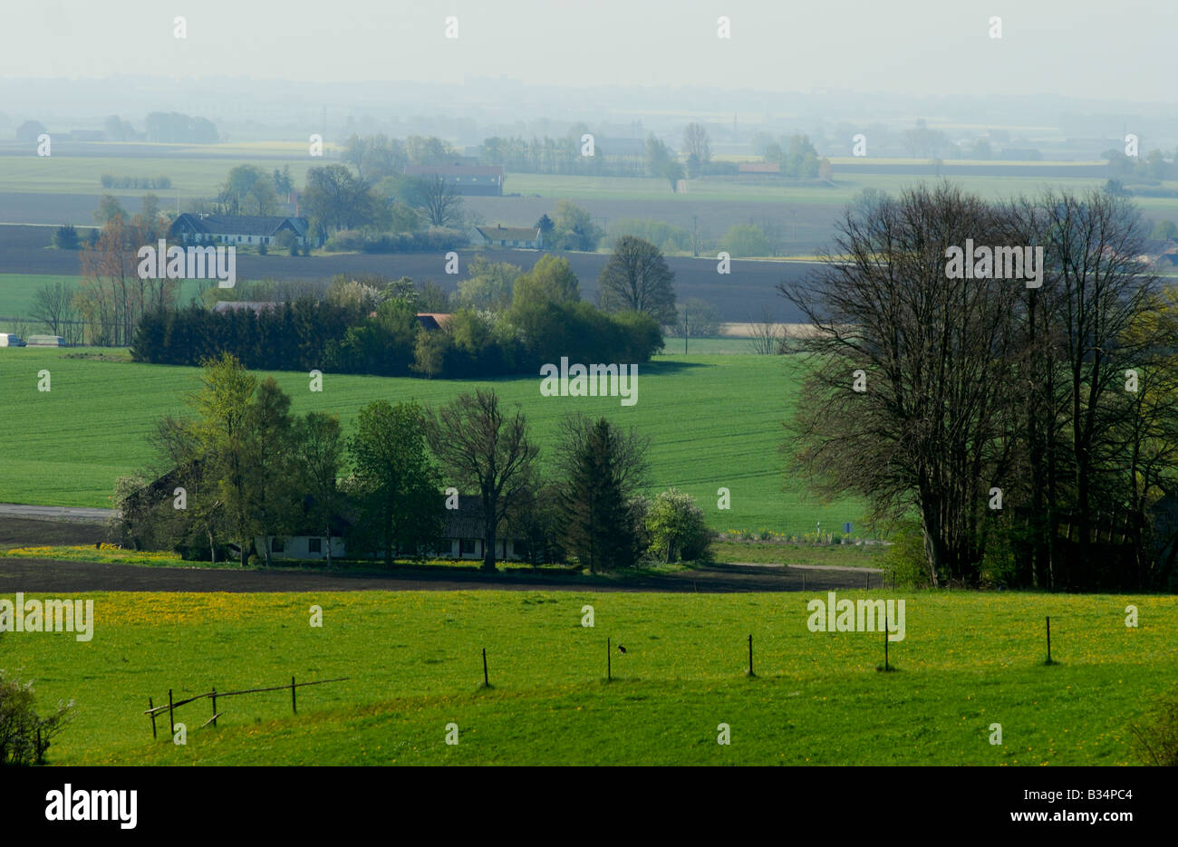 Landscape of Scania, southern Sweden Stock Photo - Alamy