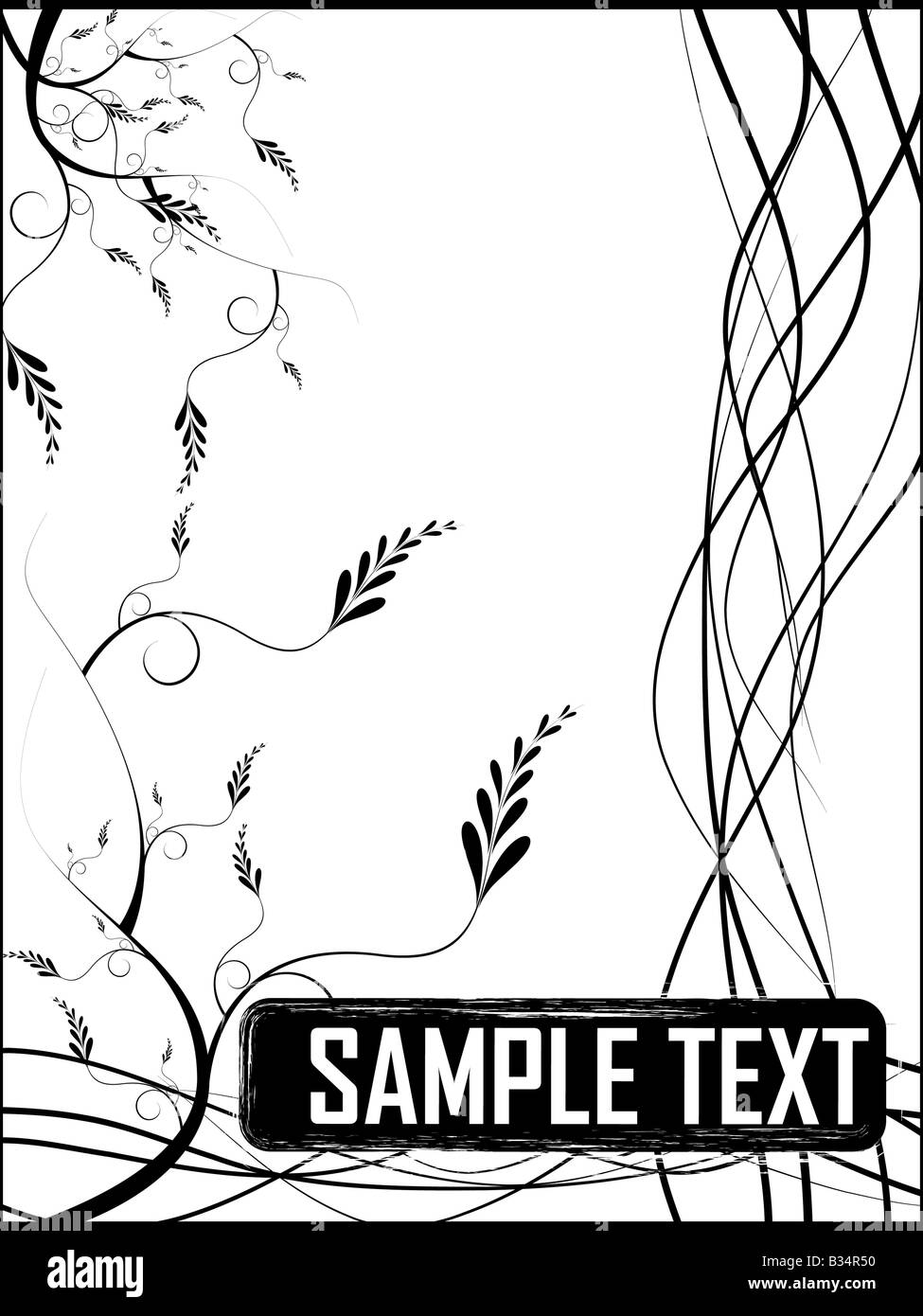 grungy text template Stock Photo - Alamy