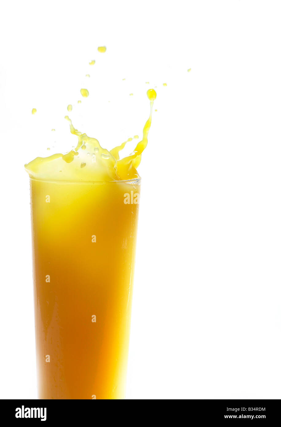 Orange juice splash hi-res stock photography and images - Alamy