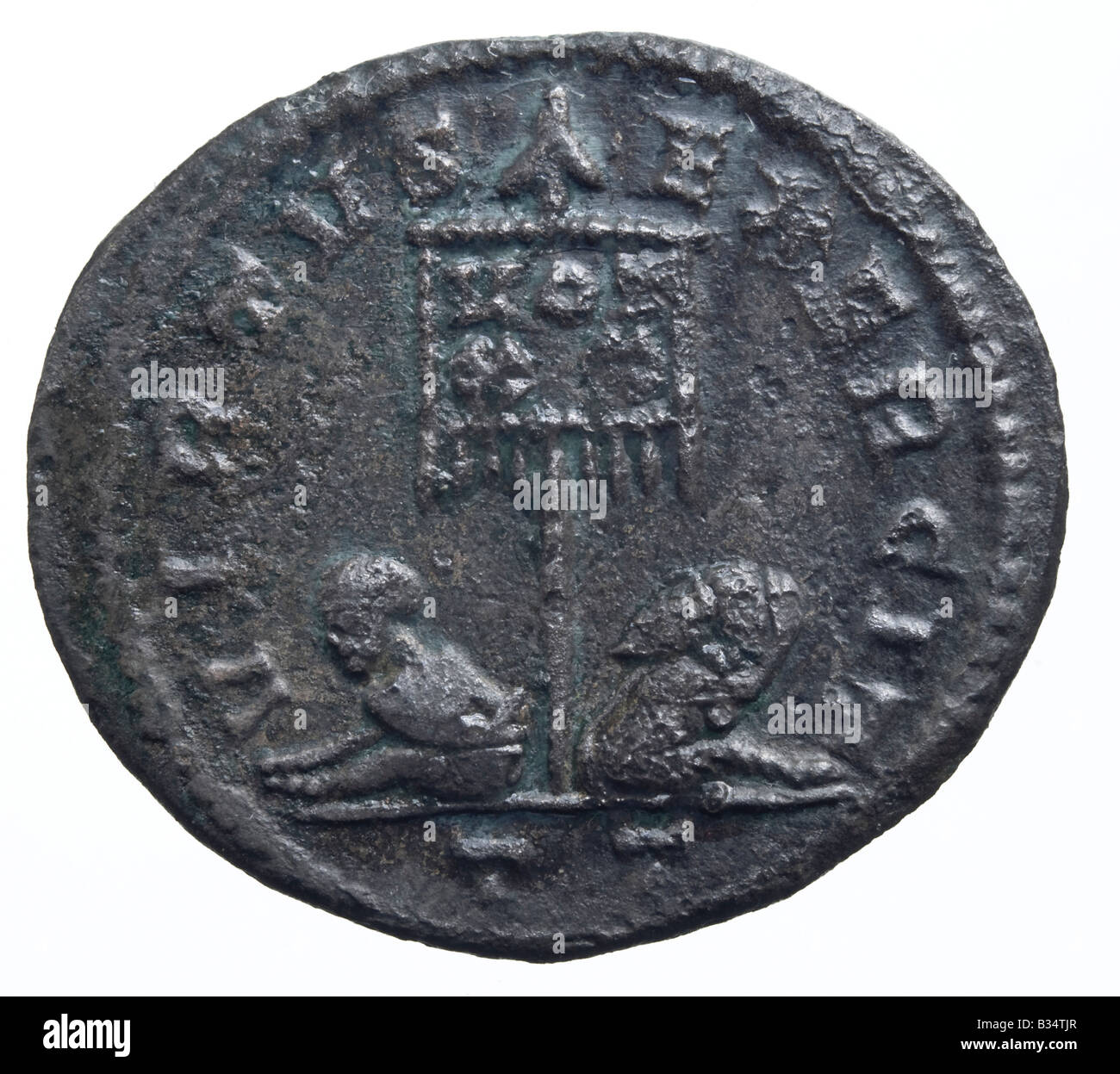 Roman Coin. Bronze Follis of Constantine I (319/320AD) Reverse ...