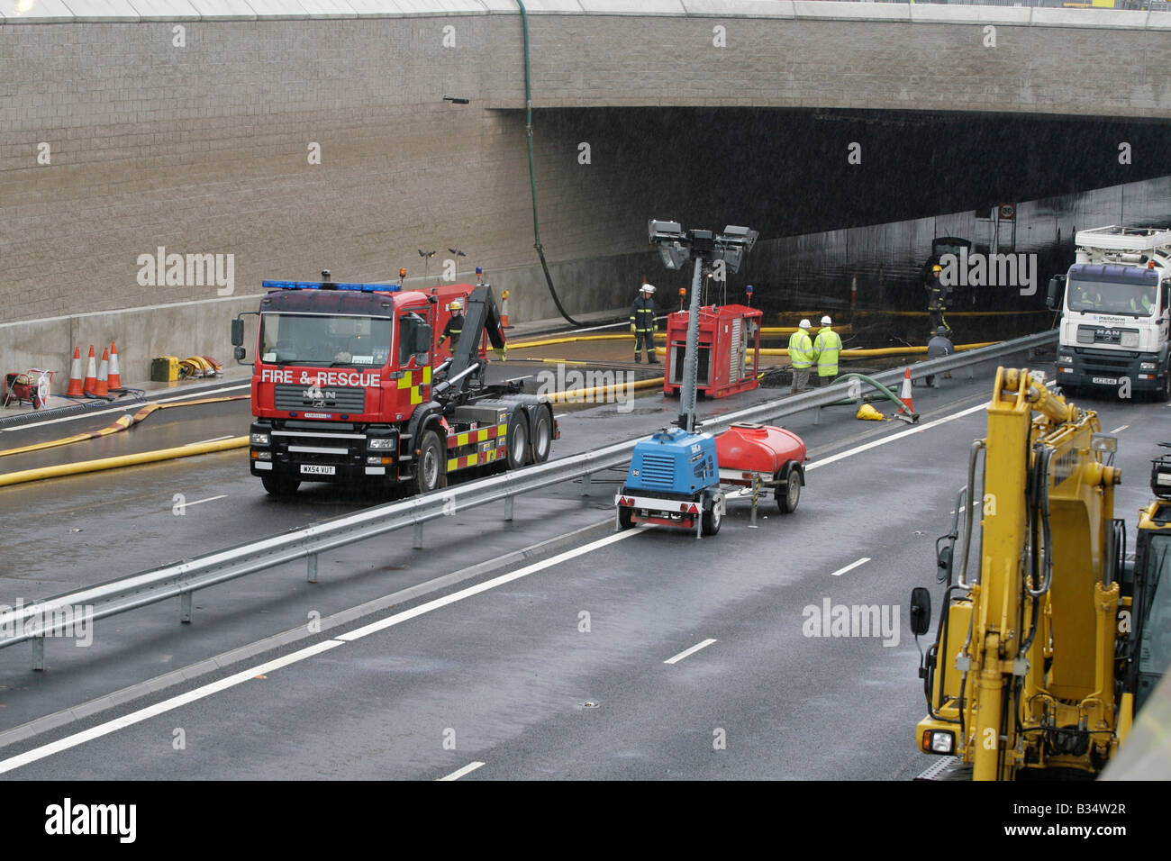 Belfast m1 broadway underpass flood hi-res stock photography and images ...