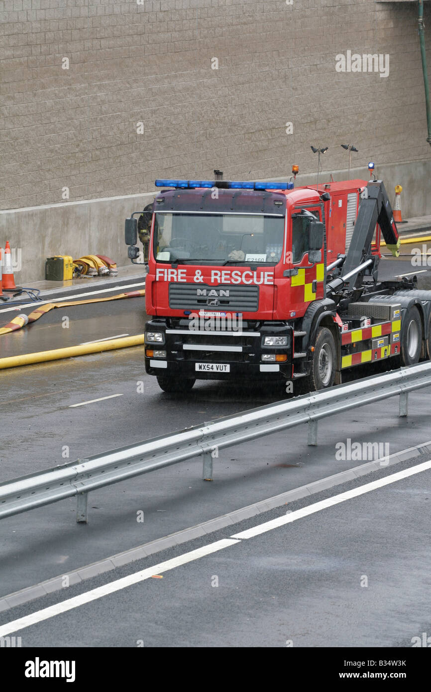 Belfast M1 Broadway underpass flood Stock Photo - Alamy