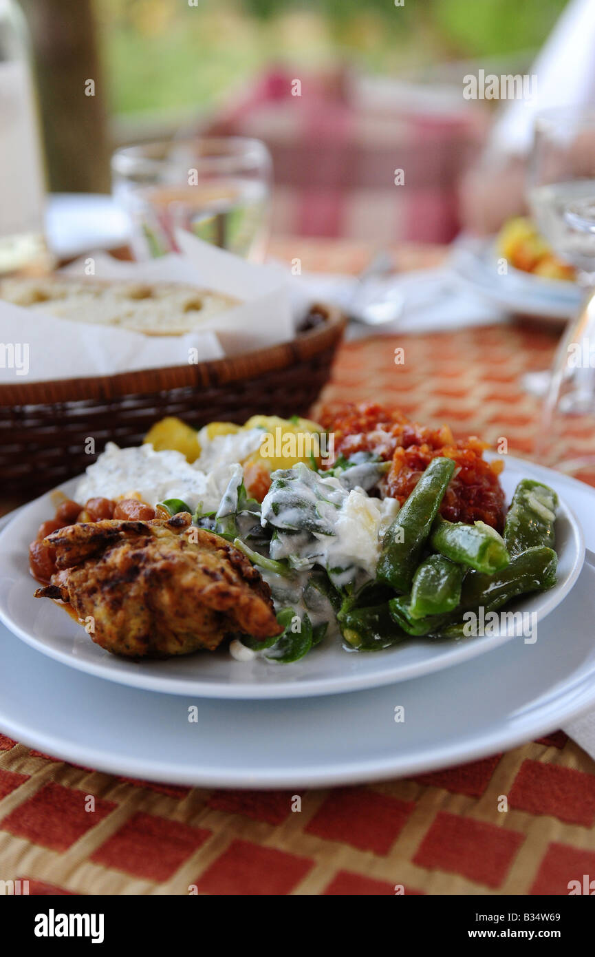 A plate of traditional Turkish mezze Stock Photo - Alamy