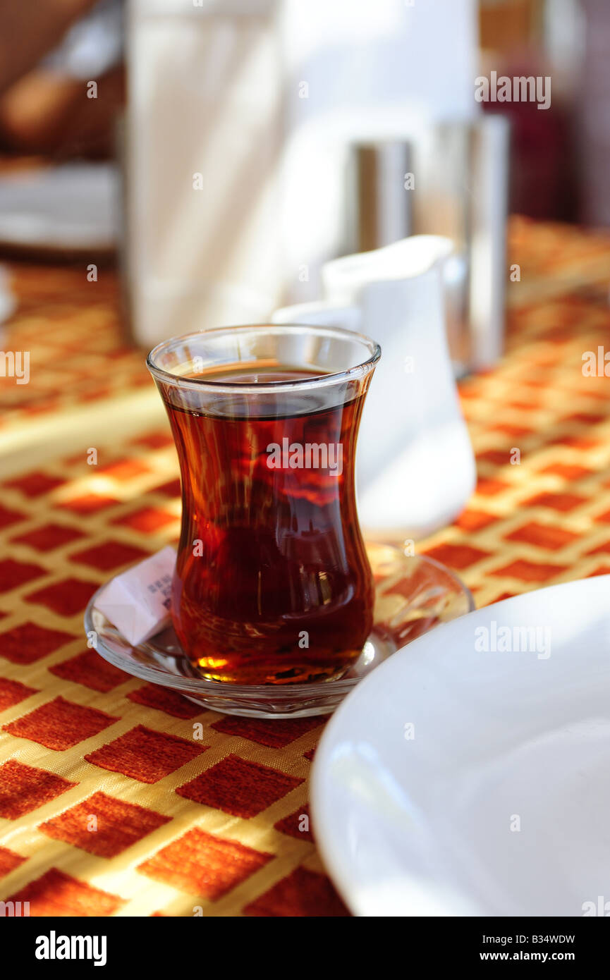 Typical Turkish Tea Stock Photo - Alamy