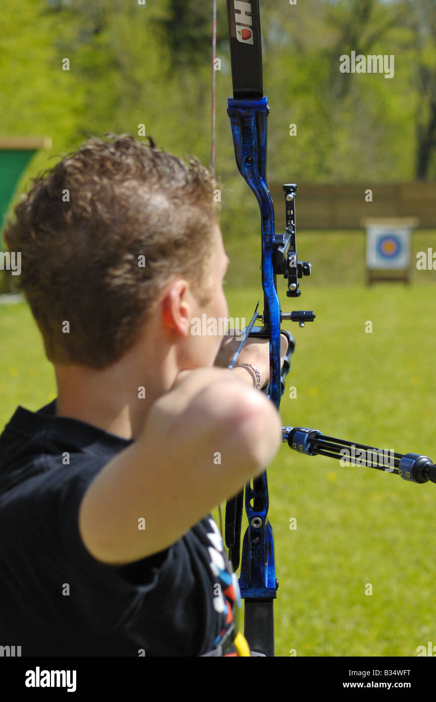 Aiming for the bullseye Stock Photo - Alamy