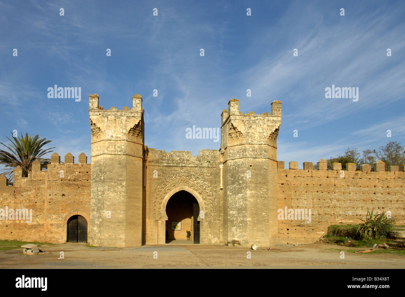 Marinid Gate Chellah Necropolis Rabat Stock Photo - Alamy