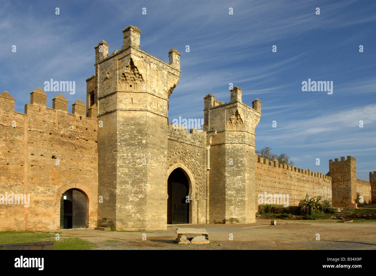 Marinid Gate Chellah Necropolis Rabat Stock Photo - Alamy