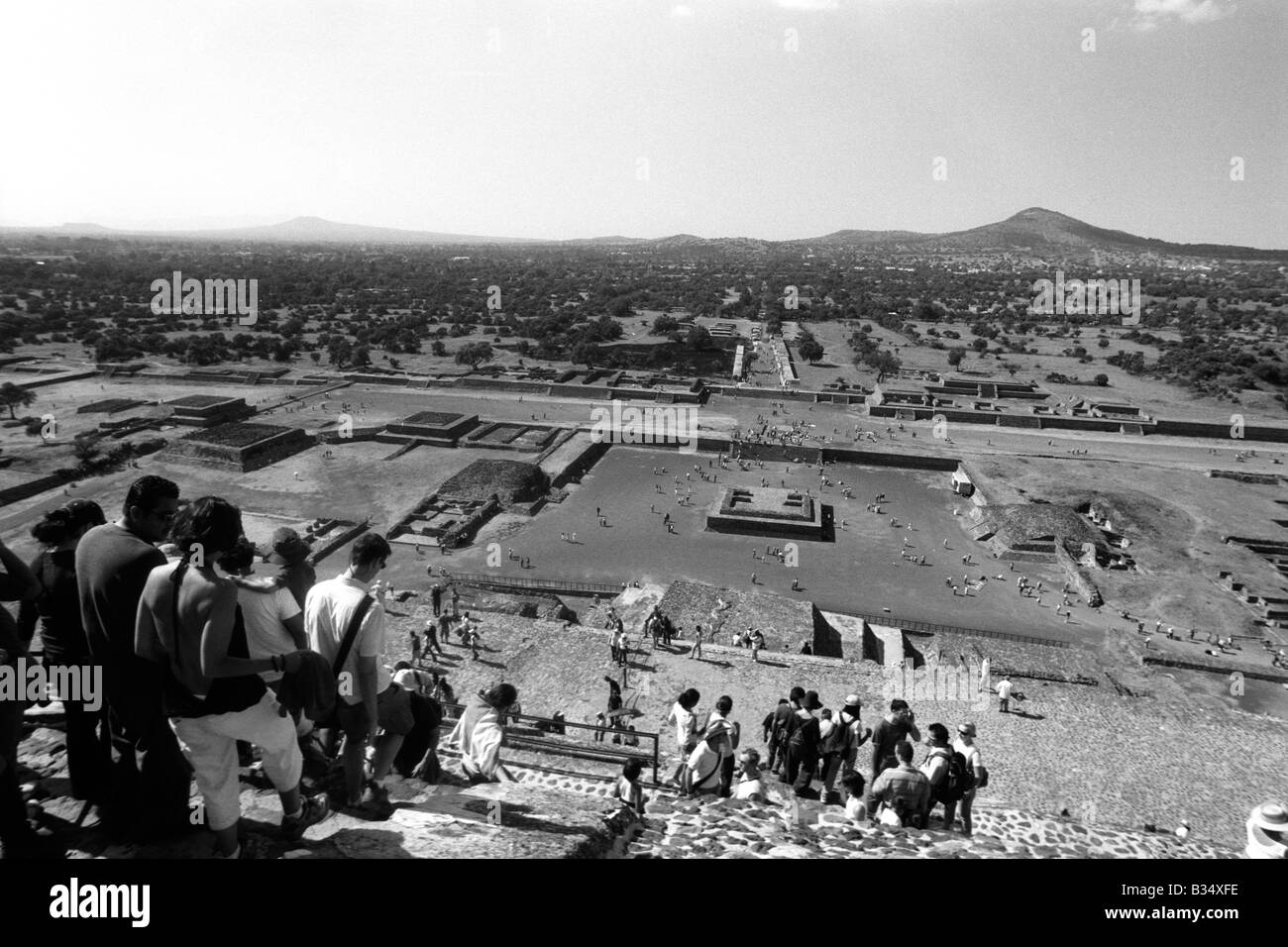 Mexico, Teotihuacan, Pyramid of the Sun Stock Photo - Alamy