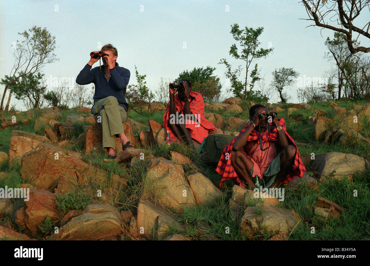 Kenya, Masai Mara. Lookout Stock Photo - Alamy