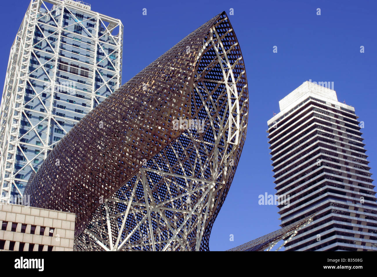 Port Olympic Barcelona Stock Photo - Alamy