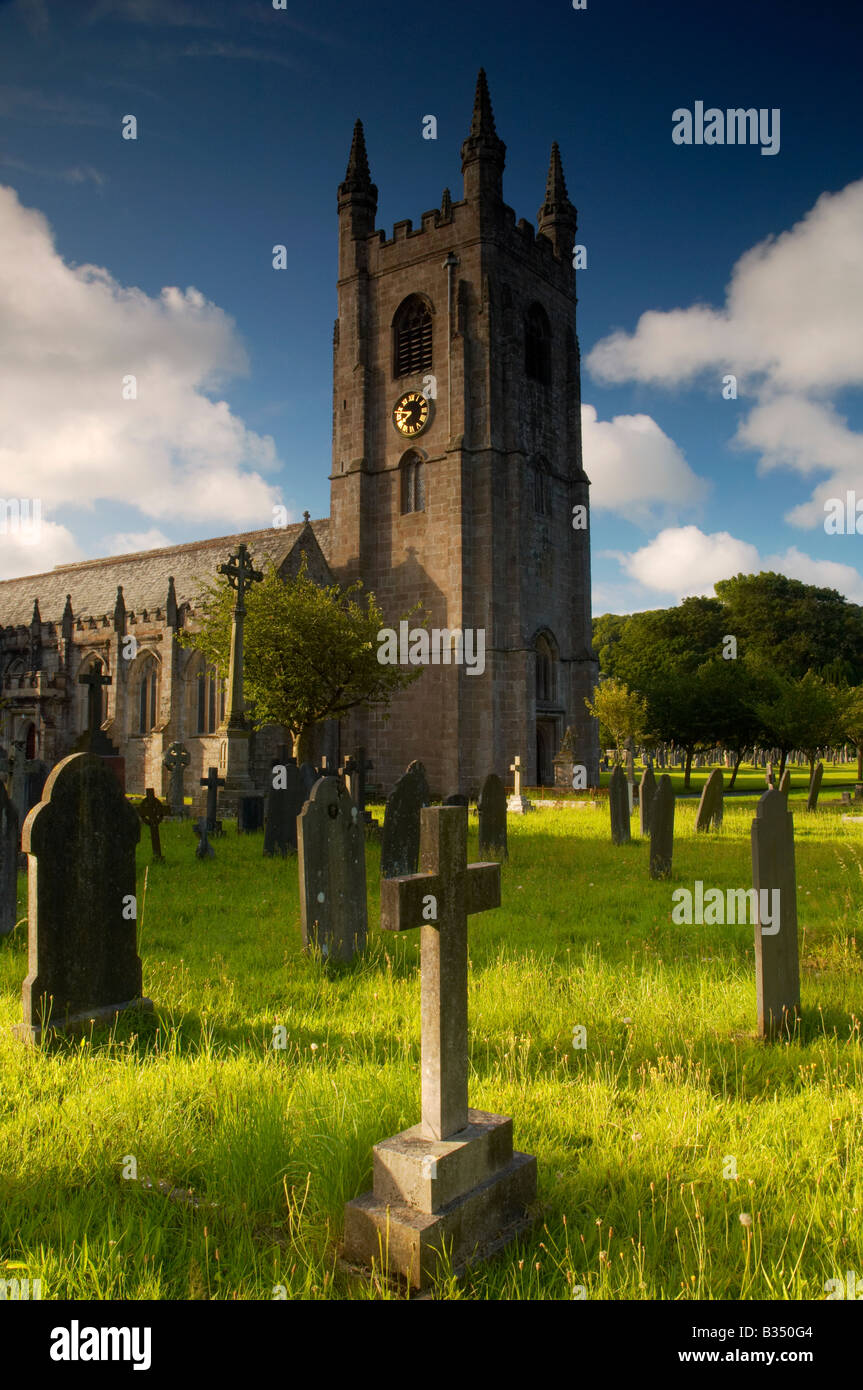 Plympton St Marys church in Summer Plymouth Devon UK Stock Photo - Alamy