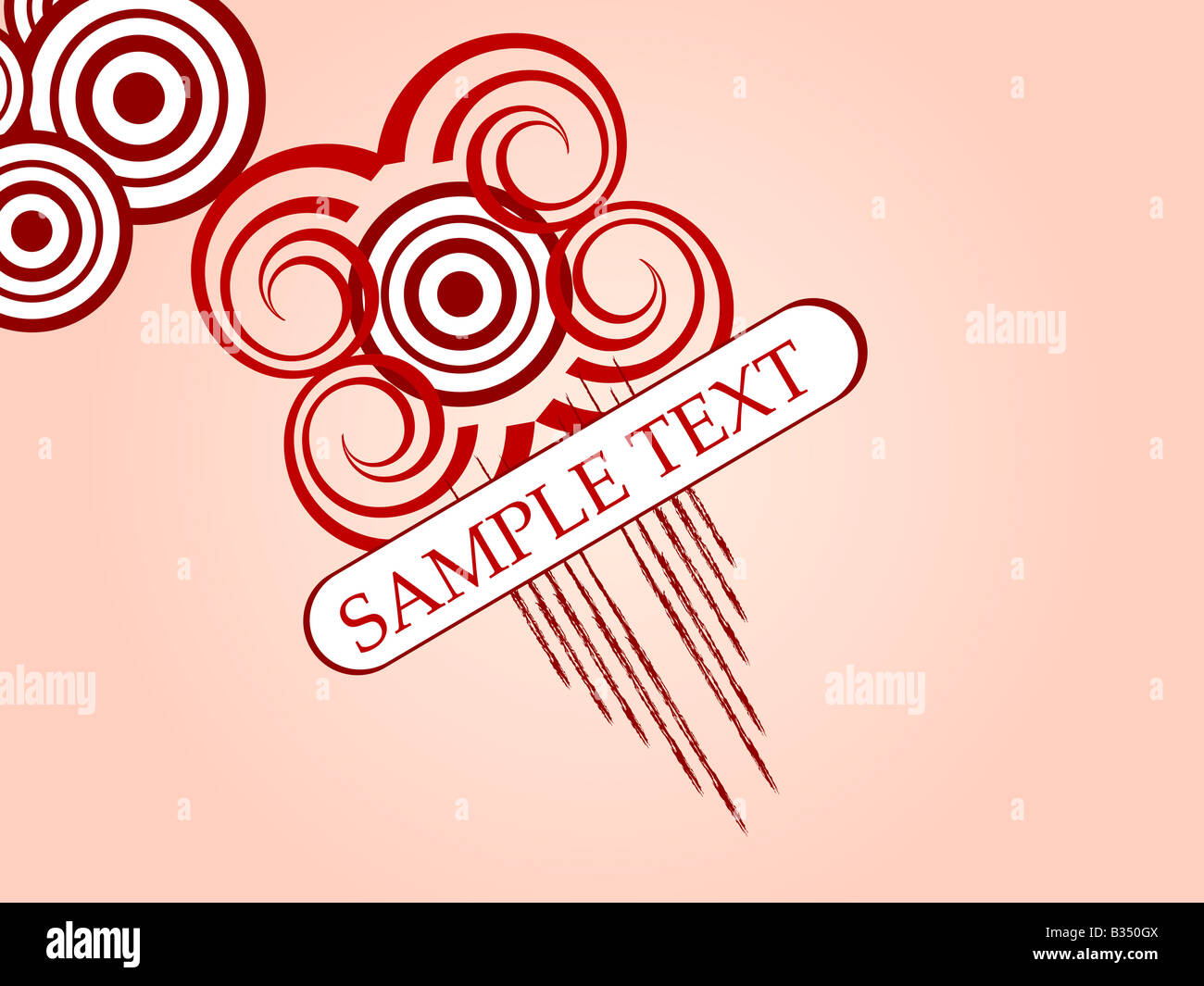 grungy design with circles and sample text Stock Photo - Alamy