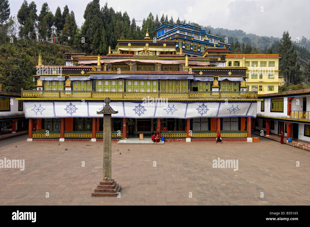 Rumtek monastery hi-res stock photography and images - Alamy