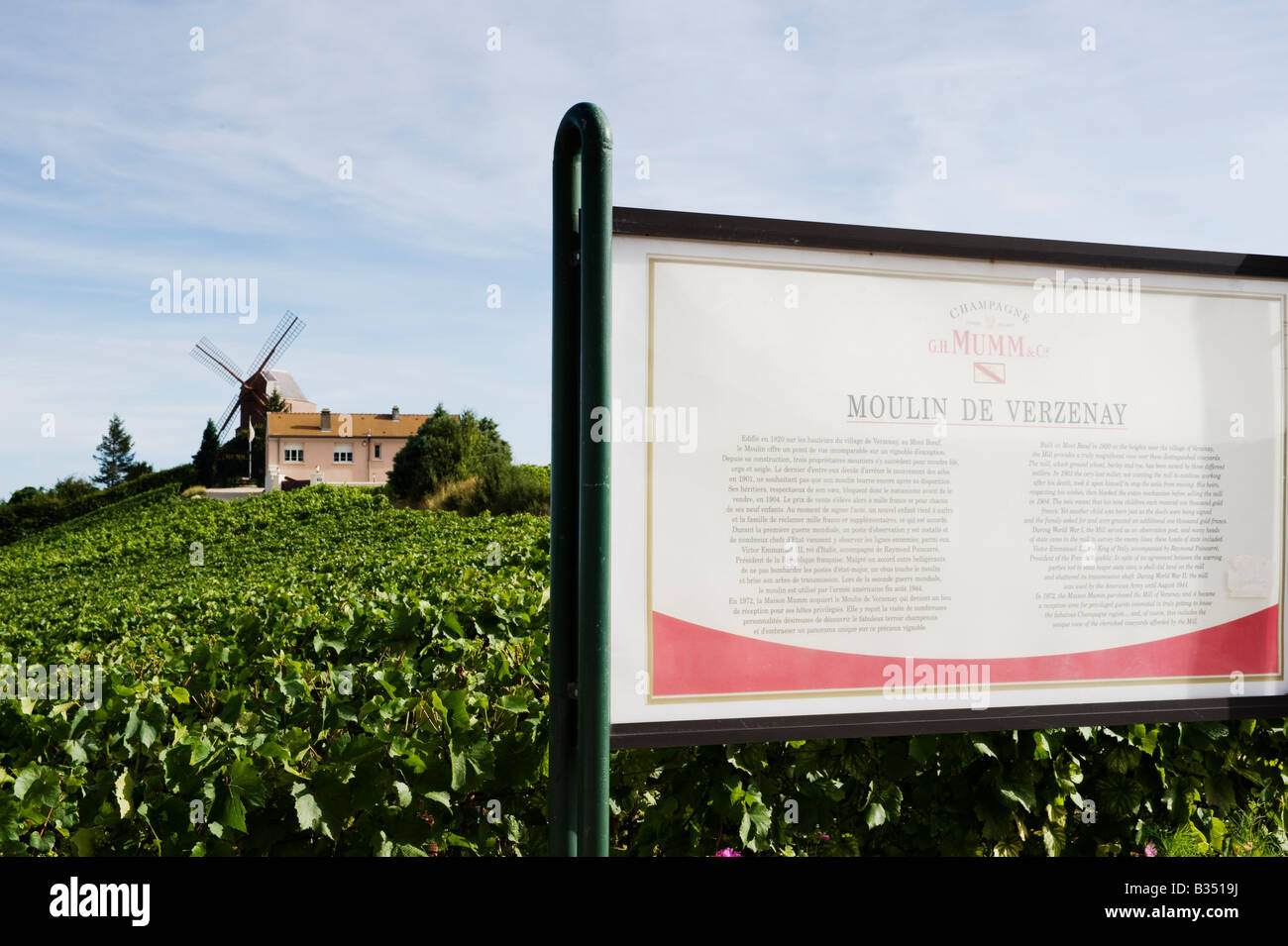 Mumm vineyard france hi-res stock photography and images - Alamy