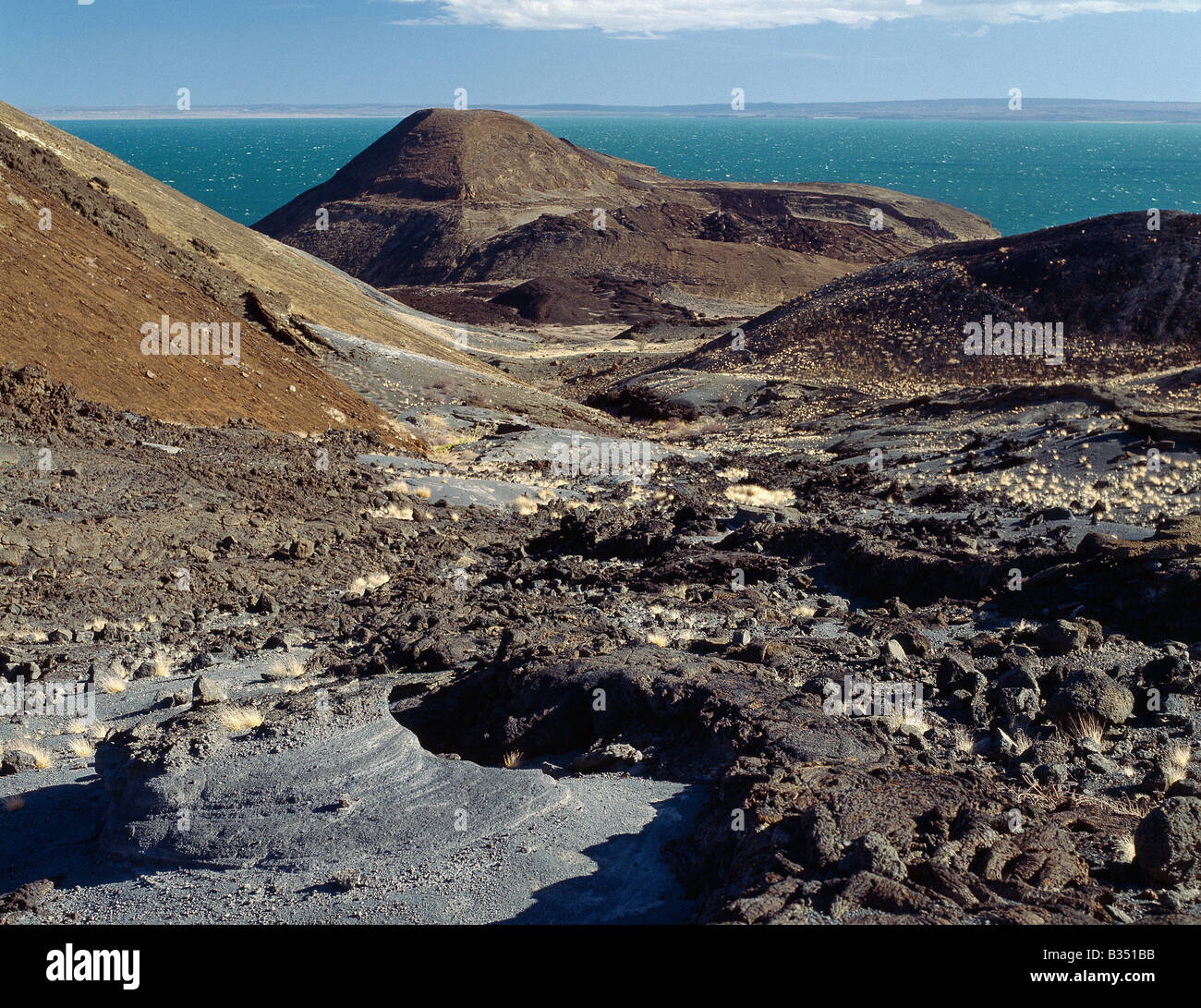 Kenya, Lake Turkana, South Island. South Island is Lake Turkana's ...