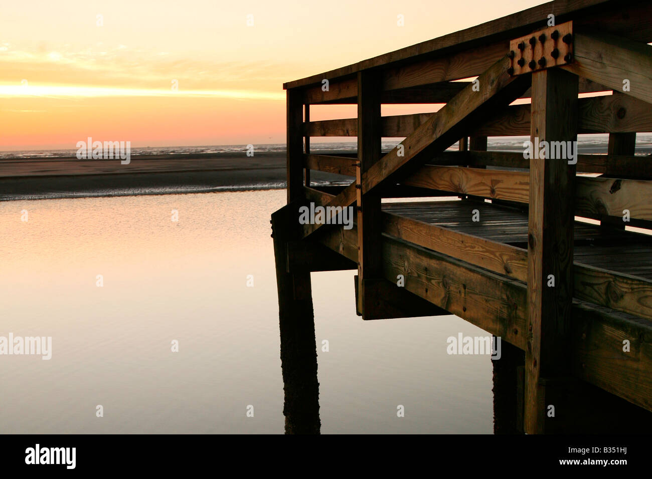 Sunrise, St. Simons Island, Georgia Stock Photo - Alamy