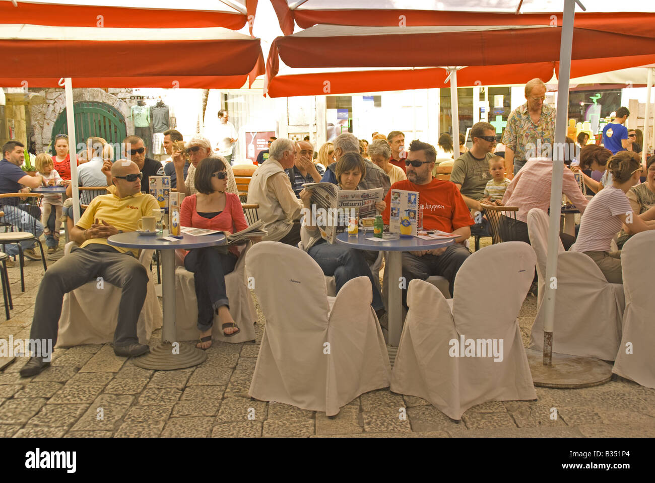 Croatian cafe society hi-res stock photography and images - Alamy