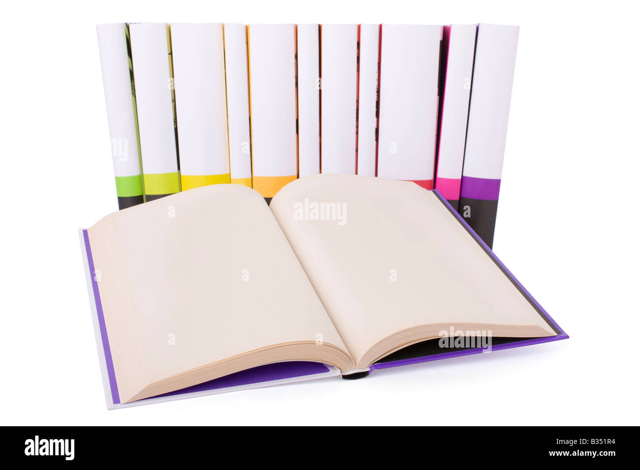 Open book set hi-res stock photography and images - Alamy