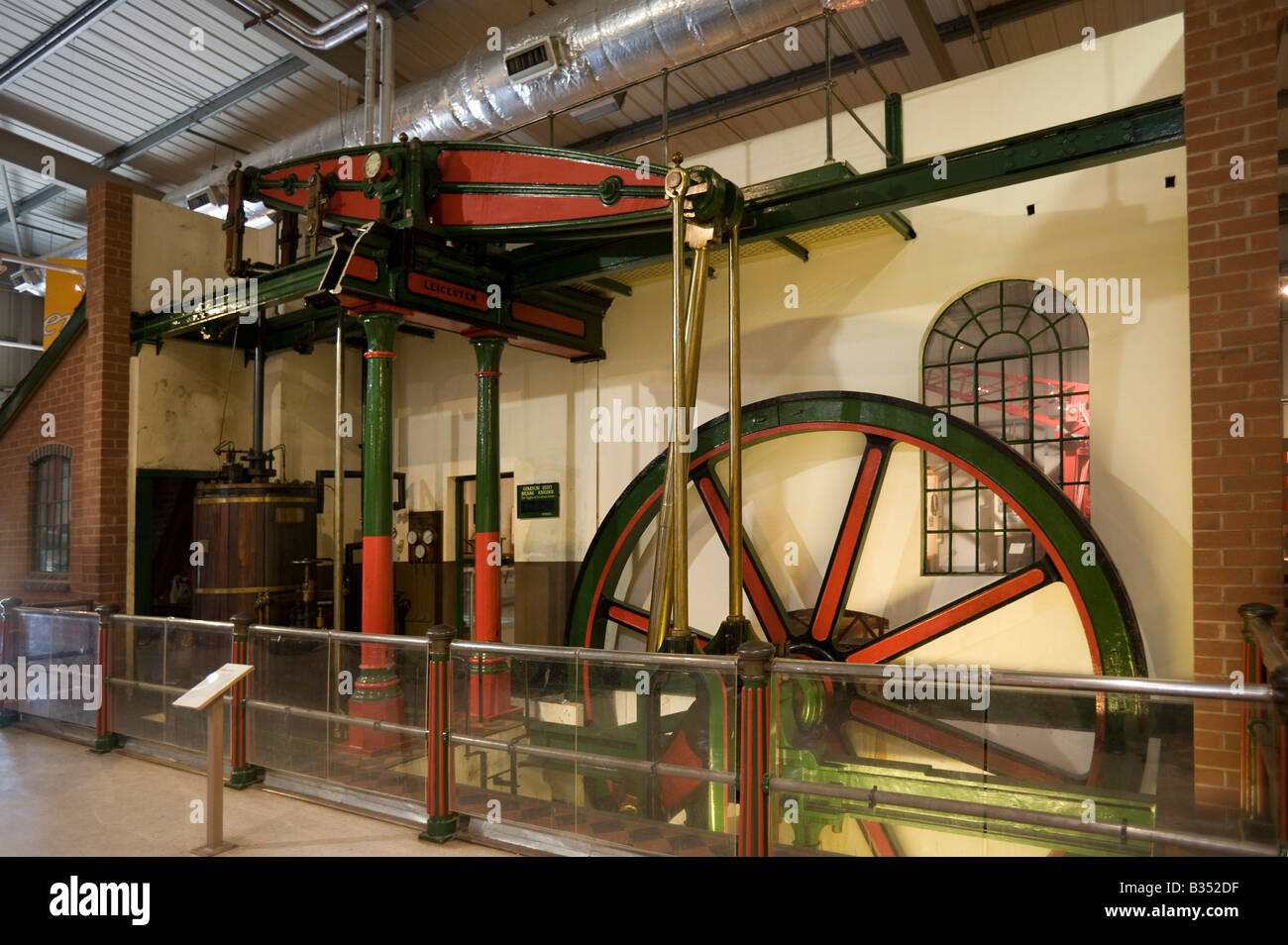 Beam Engine at Snibston Discovery Park, Coalville, Leicester. Former ...