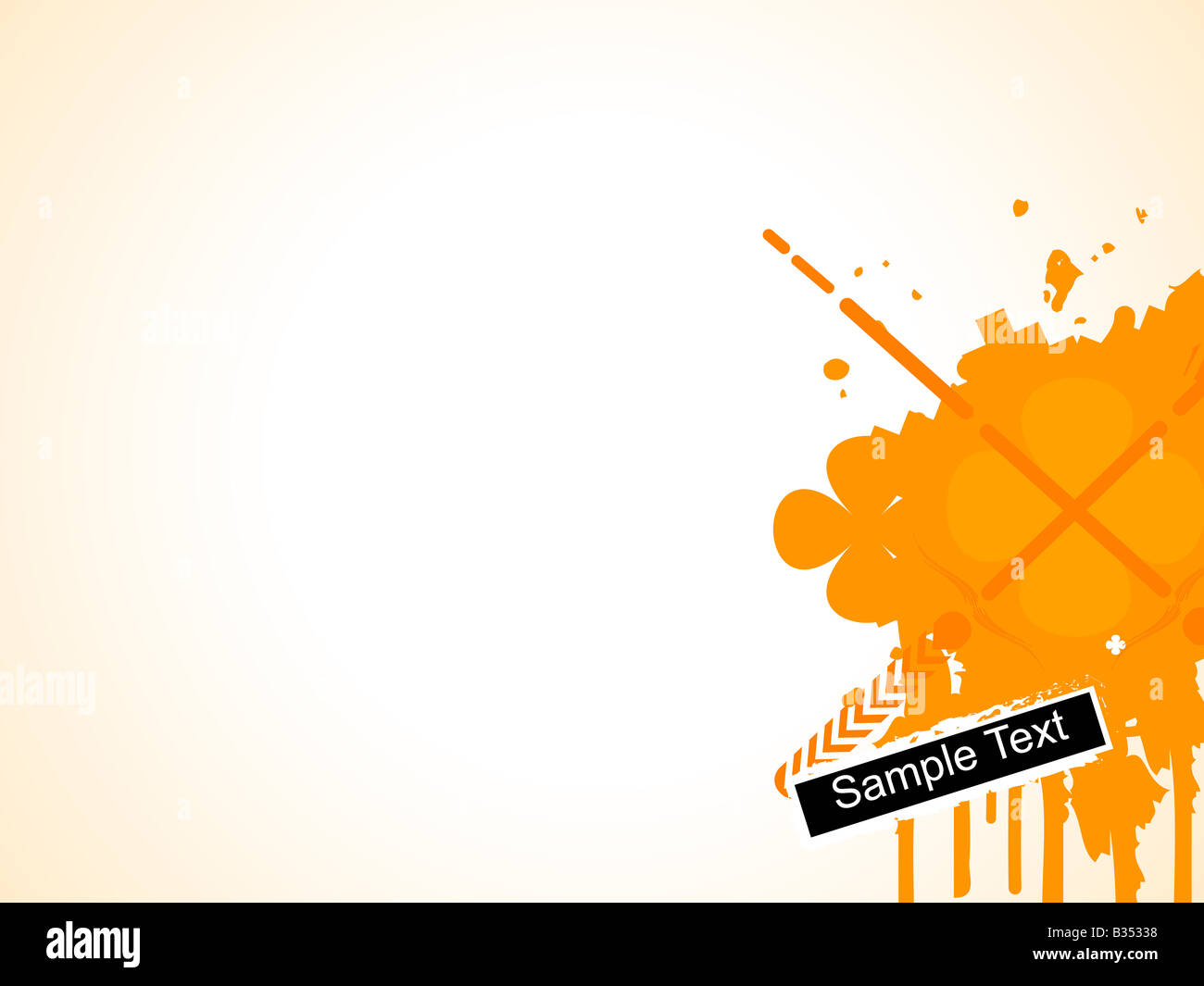 grunge with sample text on gradient background Stock Photo - Alamy