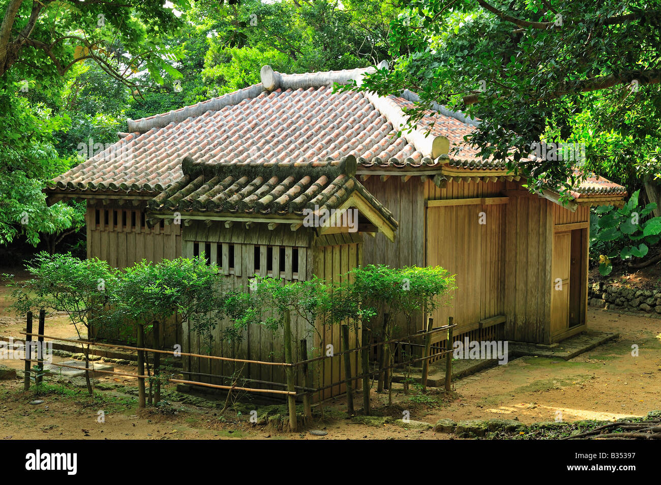 banya, shikina-en, shuri, naha, okinawa, japan Stock Photo - Alamy