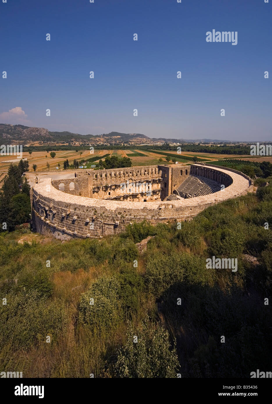 Roman Amphitheatre of Aspendos Anatalya Turkey Stock Photo - Alamy