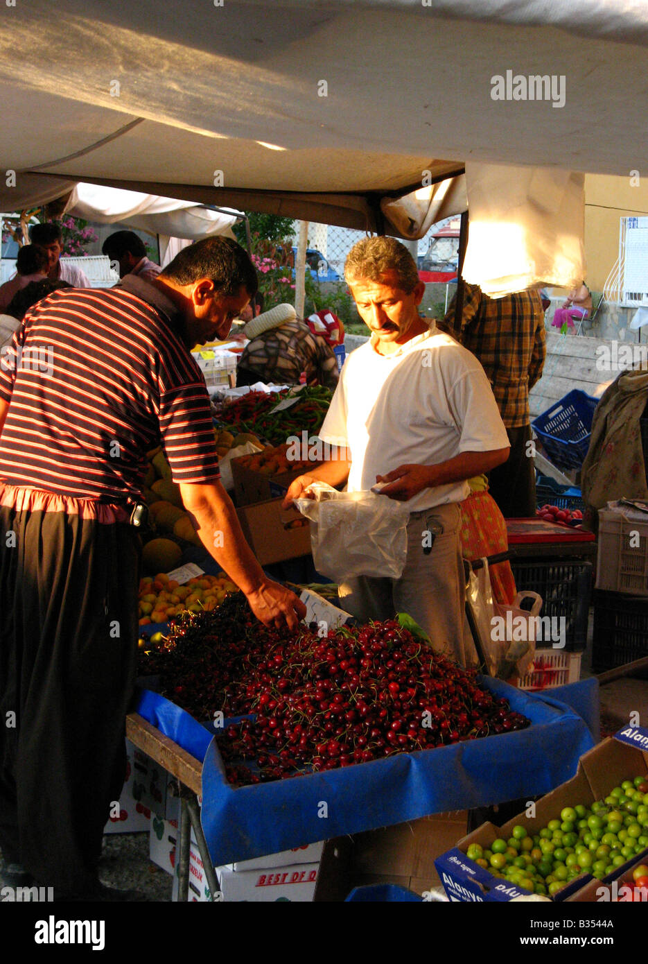 Street bazaar Alanya Turkey Stock Photo - Alamy