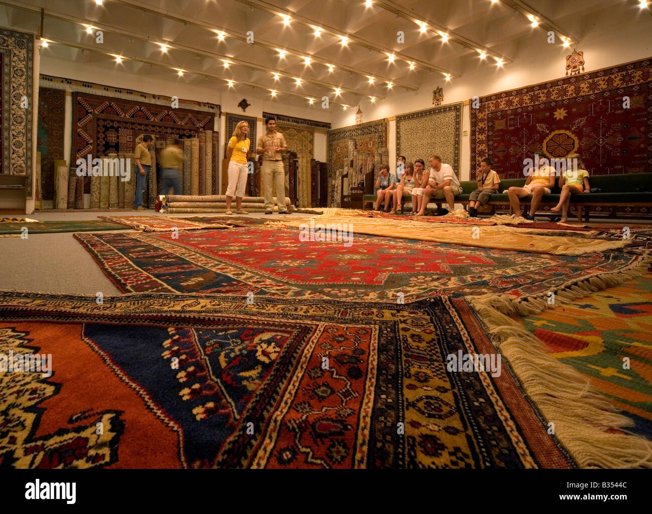 Turkey Carpet Factory Stock Photo - Alamy