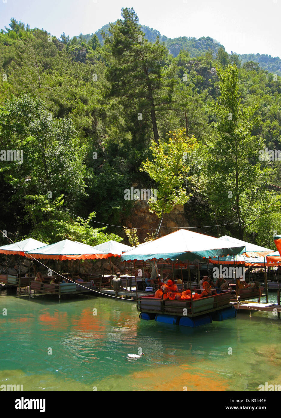 Caglar Koprubasi Picnic on Dimcayi River Turkey Stock Photo - Alamy