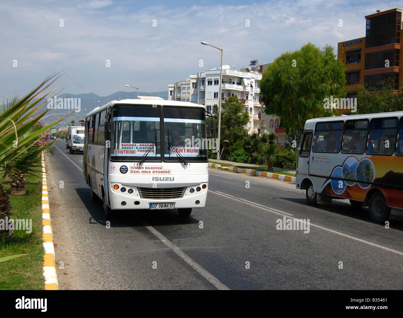 Bus Dolmus main mode of public transport in Turkey Stock Photo - Alamy