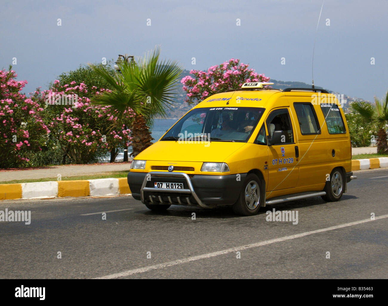 Taxi Alanya Turkey Stock Photo - Alamy