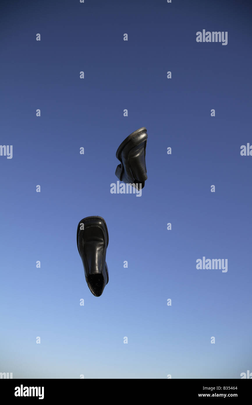 Shoes in air hi-res stock photography and images - Alamy