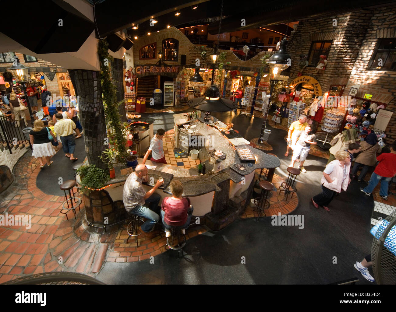 Austria Vienna Shopping center in Hundertwasser style Stock Photo - Alamy