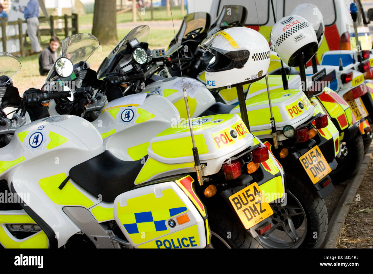 Police motorcycles hi-res stock photography and images - Alamy