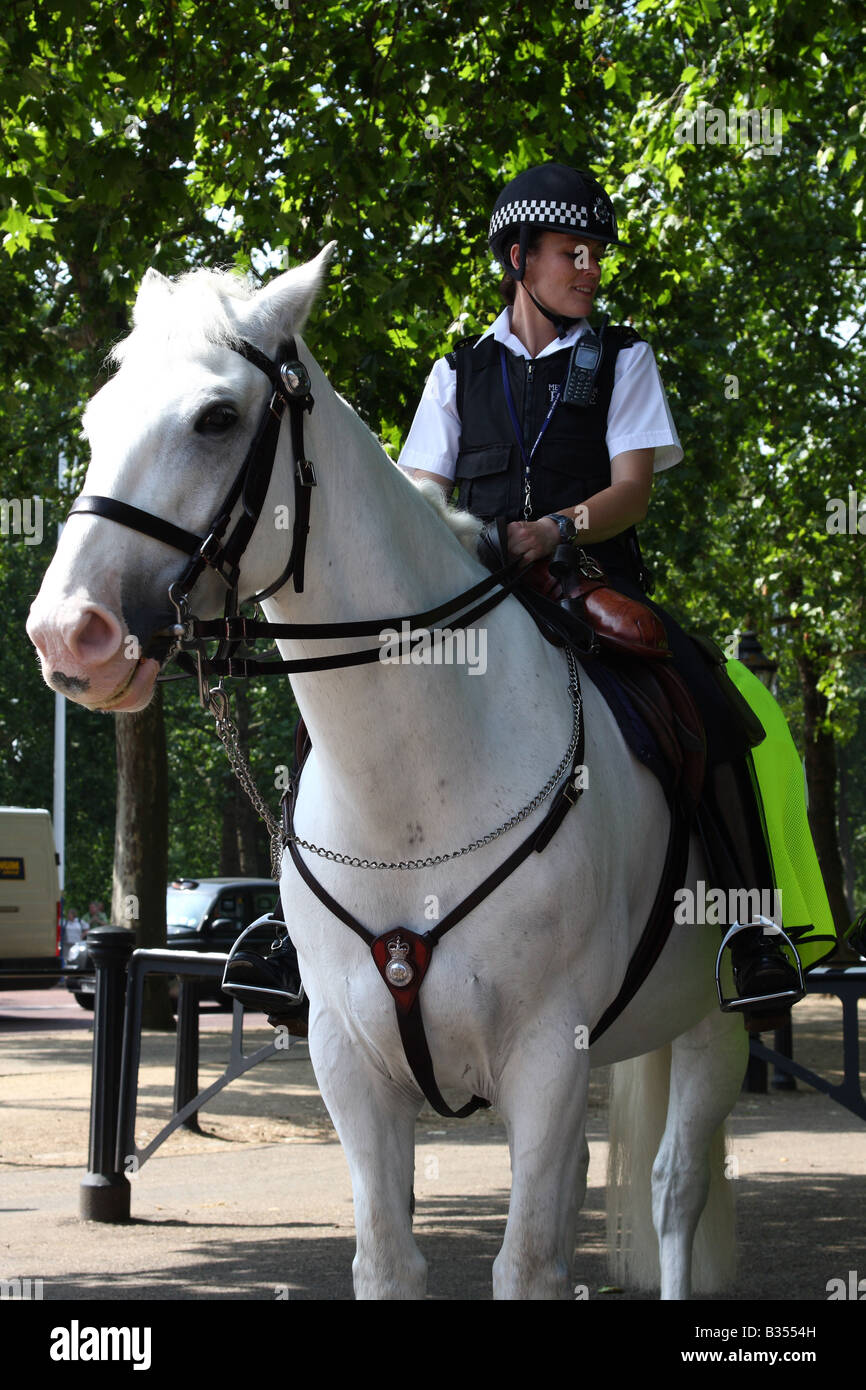 Metropolitan mounted police officer, London, England, U.K Stock Photo ...